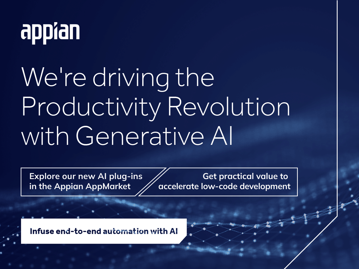 Appian mène une véritable révolution de la productivité à travers sa ...