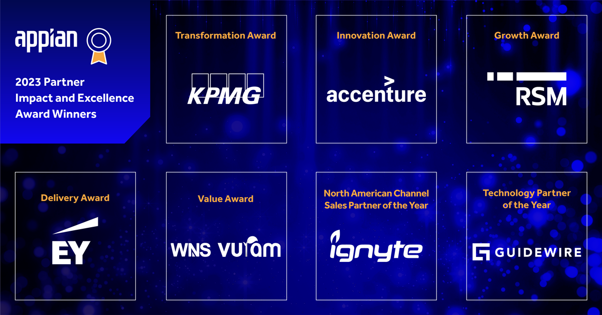 Appian Partner Awards Showcase Achievements in End-To-End Process ...