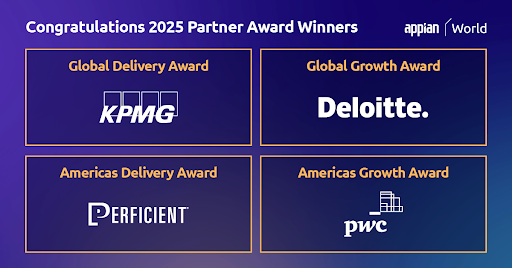 Appian Congratulates 2025 Partner Award Winners for Delivering Impact ...
